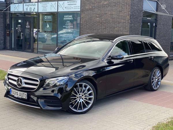 Black Mercedes-Benz E 350 2017 in Marijampole, with an engine capacity of 2.99 L and mileage of 240 thousand km for 22950 €, photo 2 on AUTOMOTO.COM.LV