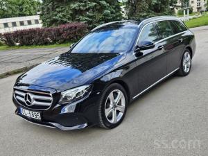 Black Mercedes-Benz E 350 2017 in Jekabpils, with an engine capacity of 3.00 L and mileage of 293 thousand km for 17990 €, photo  on AUTOMOTO.COM.LV