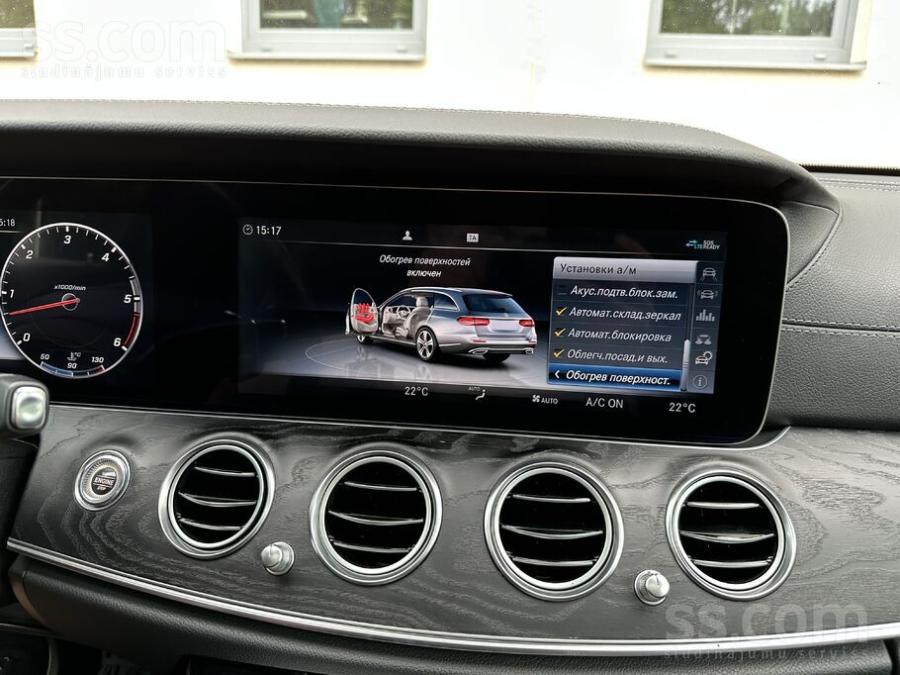 Melns Mercedes-Benz E 350 2017 Jelgava, ar dzinēja tilpumu 3.00 L un nobraukumu 248 tūkst. km par 20900 €, foto 28 vietnē AUTOMOTO.COM.LV