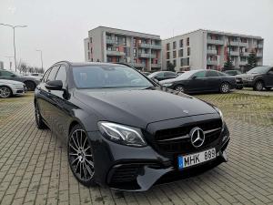 Black Mercedes-Benz E 350 2017 in Klaipeda, with an engine capacity of 3.00 L and mileage of 243 thousand km for 16700 €, photo 3 on AUTOMOTO.COM.LV