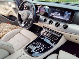 Black Mercedes-Benz E 350 2018 in Vilnius, with an engine capacity of 2.95 L and mileage of 251 thousand km for 16390 €, photo 15 on AUTOMOTO.COM.LV
