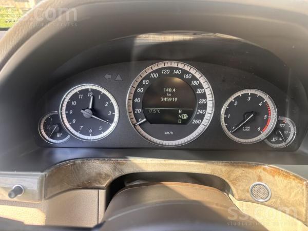 Blue Mercedes-Benz E 350 2009 in Bauska, with an engine capacity of 3.00 L and mileage of 346 thousand km for 6200 €, photo 4 on AUTOMOTO.COM.LV