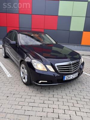 Zils Mercedes-Benz E 350 2009 Bauska, ar dzinēja tilpumu 3.00 L un nobraukumu 357 tūkst. km par 5000 €, foto  vietnē AUTOMOTO.COM.LV