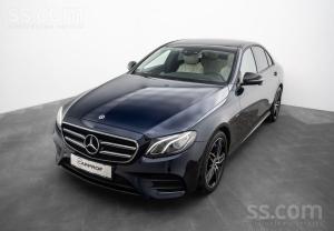 Blue Mercedes-Benz E 350 2017 in Tallinn, with an engine capacity of 2.00 L and mileage of 155 thousand km for 20999 €, photo  on AUTOMOTO.COM.LV