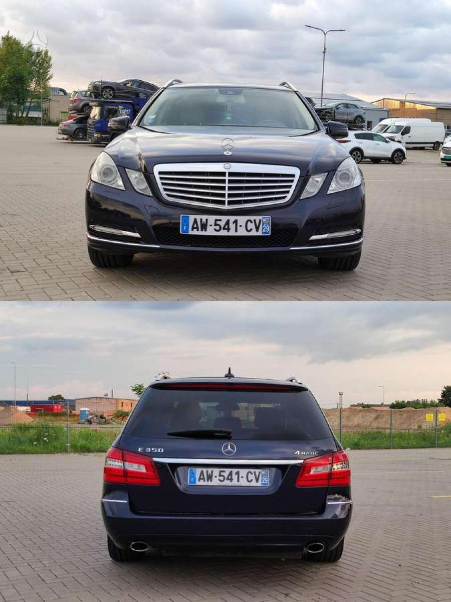 Blue Mercedes-Benz E 350 2010 in Taurage, with an engine capacity of 3.50 L and mileage of 335 thousand km for 6800 €, photo 6 on AUTOMOTO.COM.LV