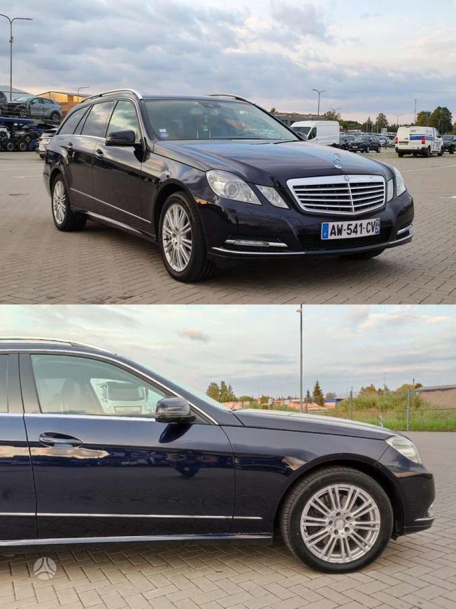 Blue Mercedes-Benz E 350 2010 in Taurage, with an engine capacity of 3.50 L and mileage of 335 thousand km for 6800 €, photo 7 on AUTOMOTO.COM.LV