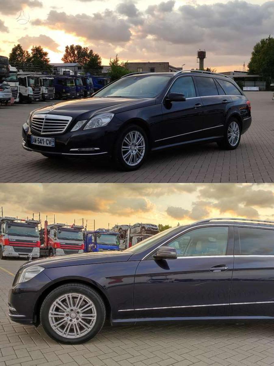 Blue Mercedes-Benz E 350 2010 in Taurage, with an engine capacity of 3.50 L and mileage of 335 thousand km for 6800 €, photo 9 on AUTOMOTO.COM.LV