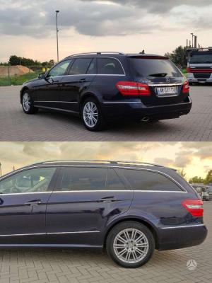 Blue Mercedes-Benz E 350 2010 in Taurage, with an engine capacity of 3.50 L and mileage of 335 thousand km for 6800 €, photo 10 on AUTOMOTO.COM.LV