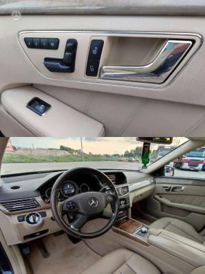 Blue Mercedes-Benz E 350 2010 in Taurage, with an engine capacity of 3.50 L and mileage of 335 thousand km for 6800 €, photo 16 on AUTOMOTO.COM.LV
