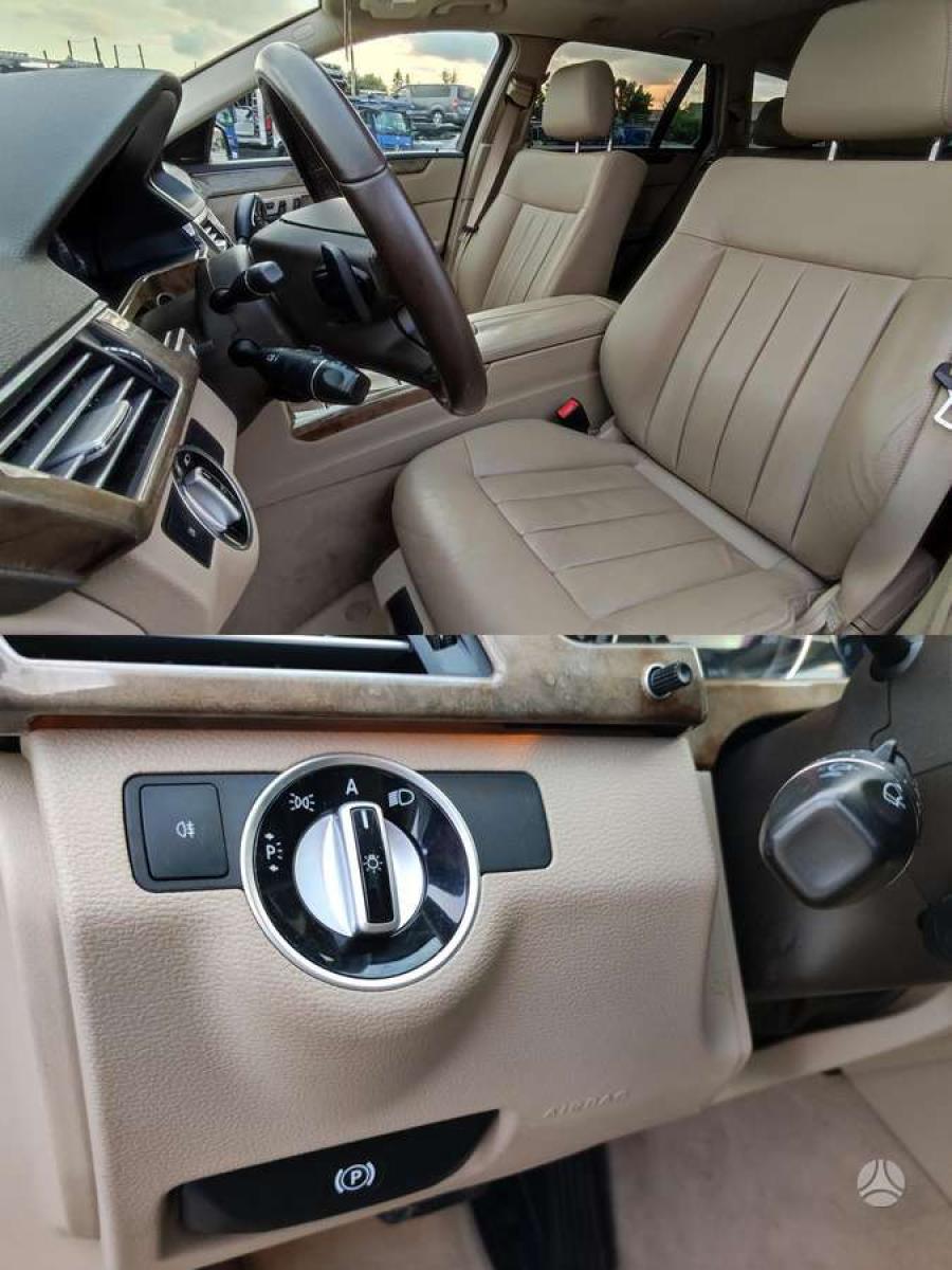 Blue Mercedes-Benz E 350 2010 in Taurage, with an engine capacity of 3.50 L and mileage of 335 thousand km for 6800 €, photo 19 on AUTOMOTO.COM.LV