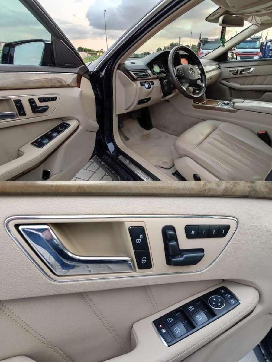 Blue Mercedes-Benz E 350 2010 in Taurage, with an engine capacity of 3.50 L and mileage of 335 thousand km for 6800 €, photo 20 on AUTOMOTO.COM.LV