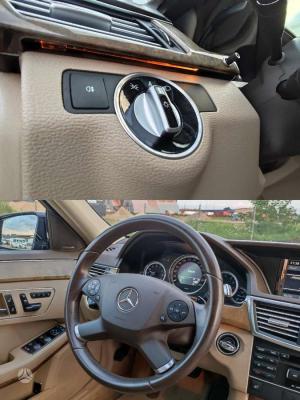 Blue Mercedes-Benz E 350 2010 in Taurage, with an engine capacity of 3.50 L and mileage of 335 thousand km for 6800 €, photo 22 on AUTOMOTO.COM.LV