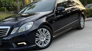 Blue Mercedes-Benz E 350 2011 in Jurmala, with an engine capacity of 3.00 L and mileage of 0 thousand km for 8950 €, photo 3 on AUTOMOTO.COM.LV
