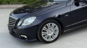 Blue Mercedes-Benz E 350 2011 in Jurmala, with an engine capacity of 3.00 L and mileage of 0 thousand km for 8950 €, photo 6 on AUTOMOTO.COM.LV