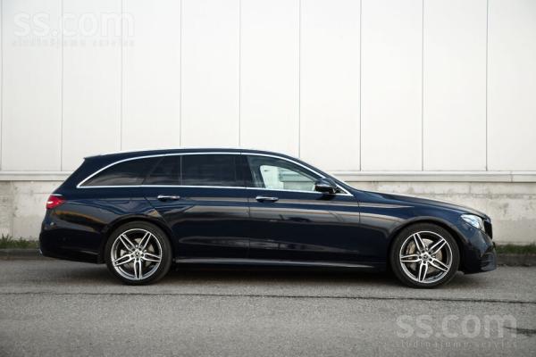 Blue Mercedes-Benz E 350 2017 in Riga, with an engine capacity of 3.00 L and mileage of 170 thousand km for 20800 €, photo 7 on AUTOMOTO.COM.LV