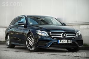 Blue Mercedes-Benz E 350 2017 in Riga, with an engine capacity of 3.00 L and mileage of 171 thousand km for 19999 €, photo 6 on AUTOMOTO.COM.LV