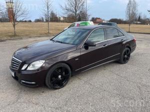 Brūns Mercedes-Benz E 350 2011 Valmiera, ar dzinēja tilpumu 3.00 L un nobraukumu 390 tūkst. km par 8300 €, foto  vietnē AUTOMOTO.COM.LV