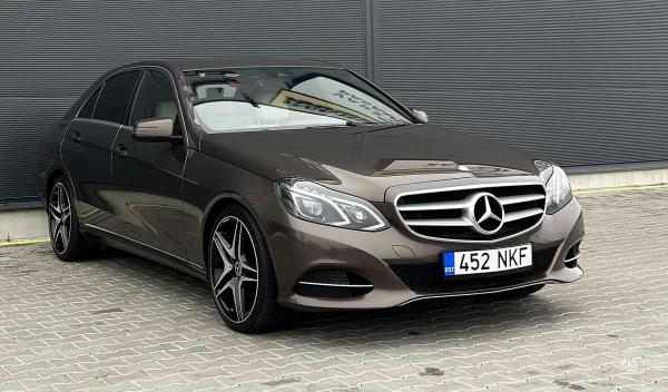 Brown Mercedes-Benz E 350 2013 in Vilnius, with an engine capacity of 2.99 L and mileage of 244 thousand km for 11800 €, photo 3 on AUTOMOTO.COM.LV