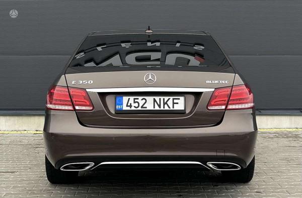 Brown Mercedes-Benz E 350 2013 in Vilnius, with an engine capacity of 2.99 L and mileage of 244 thousand km for 11800 €, photo 9 on AUTOMOTO.COM.LV