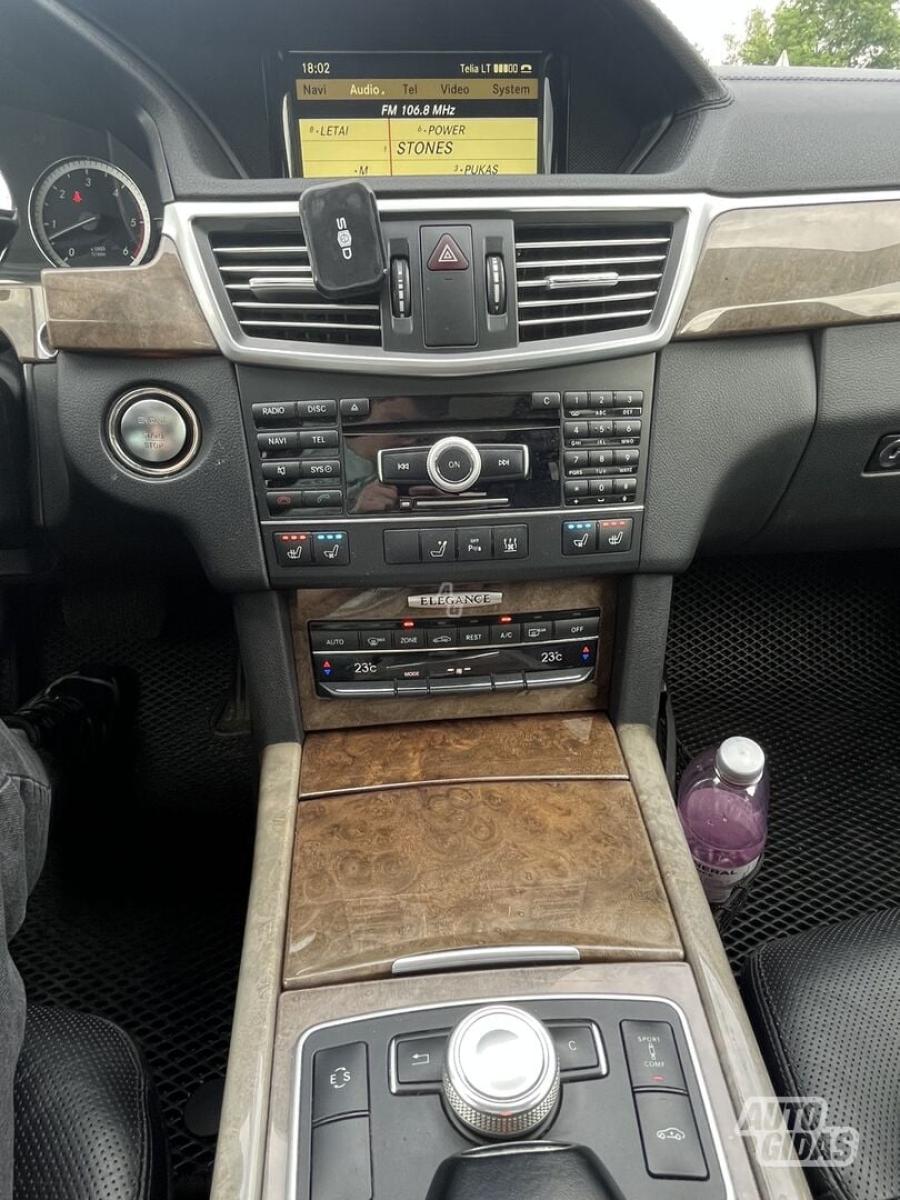 Brūns Mercedes-Benz E 350 2011 Viļņa, ar dzinēja tilpumu 3.00 L un nobraukumu 379 tūkst. km par 7250 €, foto 8 vietnē AUTOMOTO.COM.LV