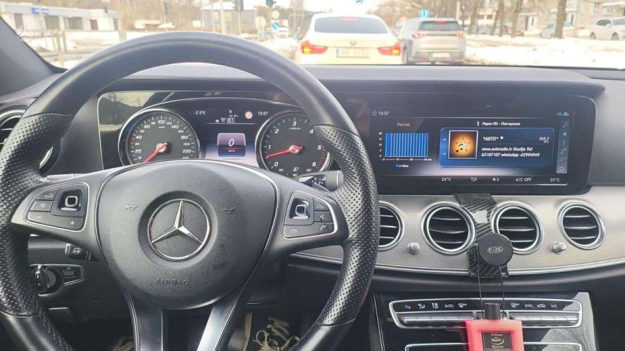 Brown Mercedes-Benz E 350 2017 in Riga, with an engine capacity of 2.99 L and mileage of 184 thousand km for 17700 €, photo 6 on AUTOMOTO.COM.LV