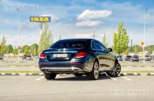 Green Mercedes-Benz E 350 2016 in Riga, with an engine capacity of 2.00 L and mileage of 156 thousand km for 20990 €, photo 7 on AUTOMOTO.COM.LV