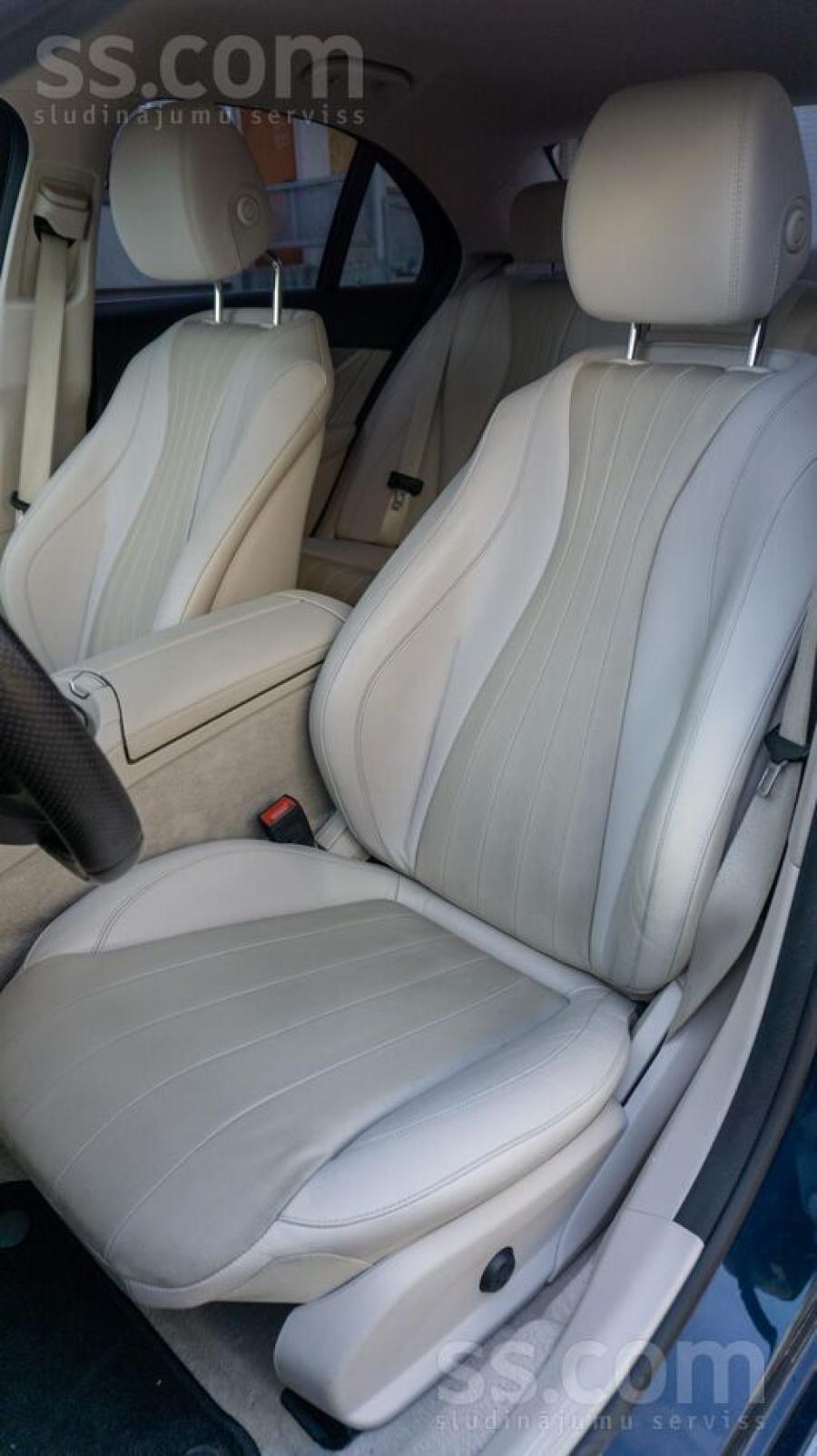 Green Mercedes-Benz E 350 2016 in Riga, with an engine capacity of 2.00 L and mileage of 156 thousand km for 20990 €, photo 28 on AUTOMOTO.COM.LV