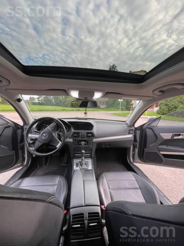 Grey Mercedes-Benz E 350 2010 in Tukums, with an engine capacity of 3.00 L and mileage of 231 thousand km for 9500 €, photo 9 on AUTOMOTO.COM.LV