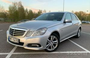 Grey Mercedes-Benz E 350 2010 in Riga, with an engine capacity of 3.00 L and mileage of 350 thousand km for 6100 €, photo 1 on AUTOMOTO.COM.LV