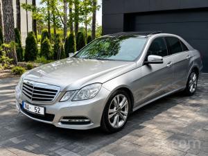 Grey Mercedes-Benz E 350 2011 in Riga, with an engine capacity of 3.00 L and mileage of 313 thousand km for 7759 €, photo  on AUTOMOTO.COM.LV