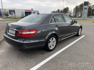 Grey Mercedes-Benz E 350 2011 in Riga, with an engine capacity of 3.00 L and mileage of 209 thousand km for 10800 €, photo 6 on AUTOMOTO.COM.LV