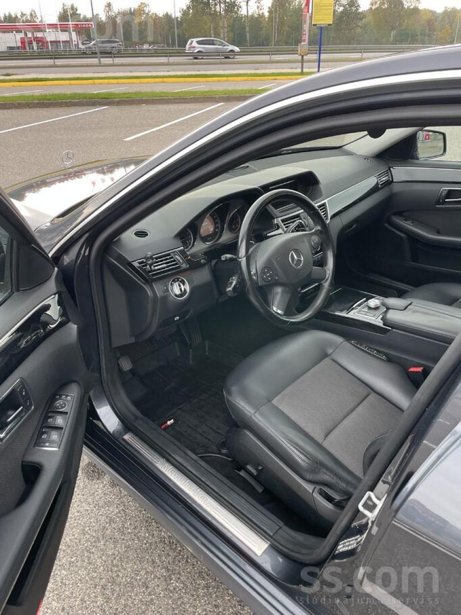 Grey Mercedes-Benz E 350 2011 in Riga, with an engine capacity of 3.00 L and mileage of 209 thousand km for 10800 €, photo 11 on AUTOMOTO.COM.LV