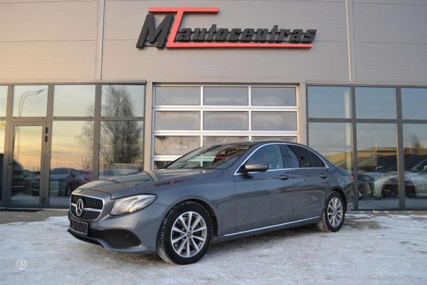Grey Mercedes-Benz E 350 2017 in Vilnius, with an engine capacity of 2.99 L and mileage of 196 thousand km for 23000 €, photo 1 on AUTOMOTO.COM.LV