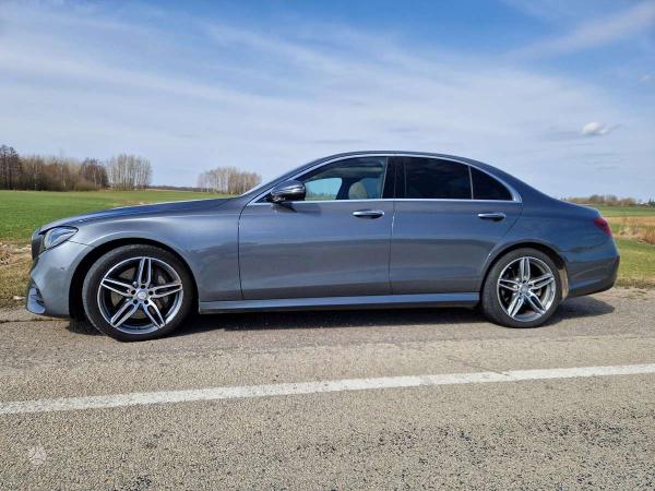 Grey Mercedes-Benz E 350 2017 in Vilnius, with an engine capacity of 2.99 L and mileage of 175 thousand km for 23998 €, photo 7 on AUTOMOTO.COM.LV