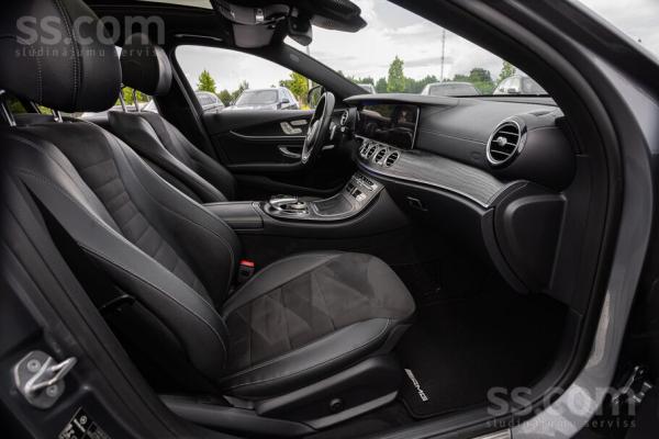Grey Mercedes-Benz E 350 2018 in Riga, with an engine capacity of 2.00 L and mileage of 0 thousand km for 21800 €, photo 8 on AUTOMOTO.COM.LV