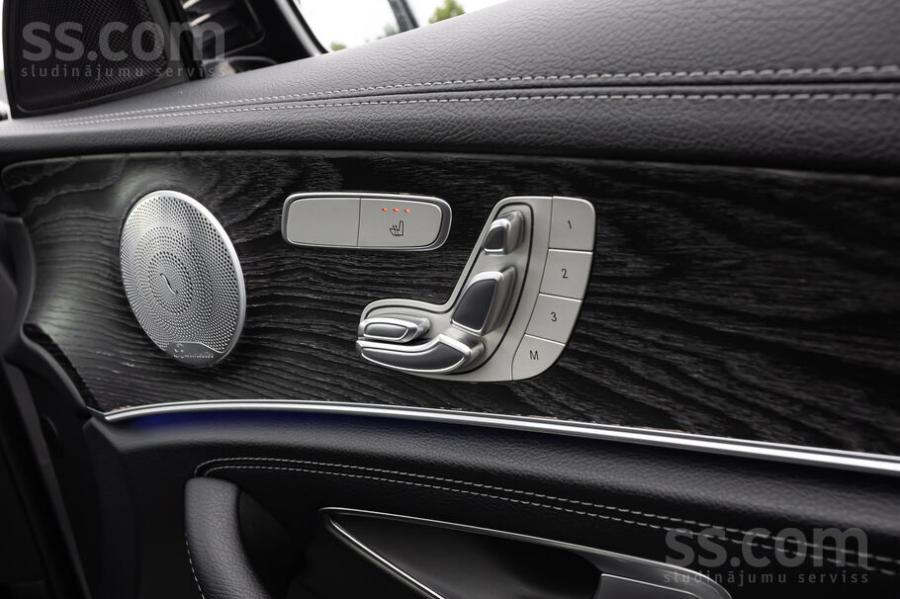 Grey Mercedes-Benz E 350 2018 in Riga, with an engine capacity of 2.00 L and mileage of 0 thousand km for 21800 €, photo 11 on AUTOMOTO.COM.LV