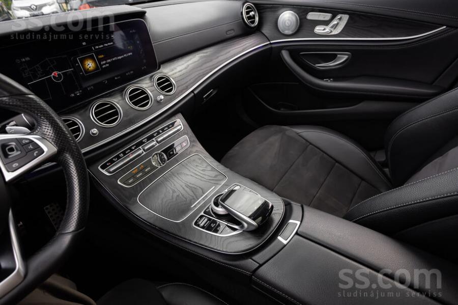 Grey Mercedes-Benz E 350 2018 in Riga, with an engine capacity of 2.00 L and mileage of 0 thousand km for 21800 €, photo 22 on AUTOMOTO.COM.LV