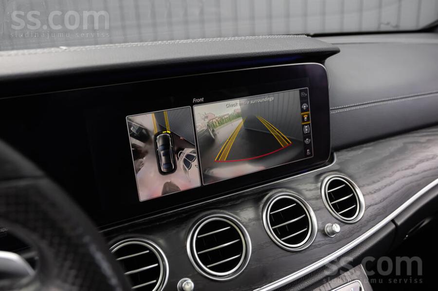 Grey Mercedes-Benz E 350 2018 in Riga, with an engine capacity of 2.00 L and mileage of 0 thousand km for 21800 €, photo 28 on AUTOMOTO.COM.LV