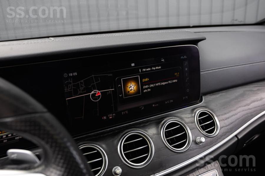 Grey Mercedes-Benz E 350 2018 in Riga, with an engine capacity of 2.00 L and mileage of 0 thousand km for 21800 €, photo 29 on AUTOMOTO.COM.LV