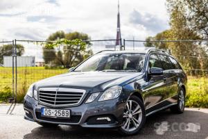 Grey Mercedes-Benz E 350 2009 in Riga, with an engine capacity of 3.00 L and mileage of 312 thousand km for 9990 €, photo  on AUTOMOTO.COM.LV