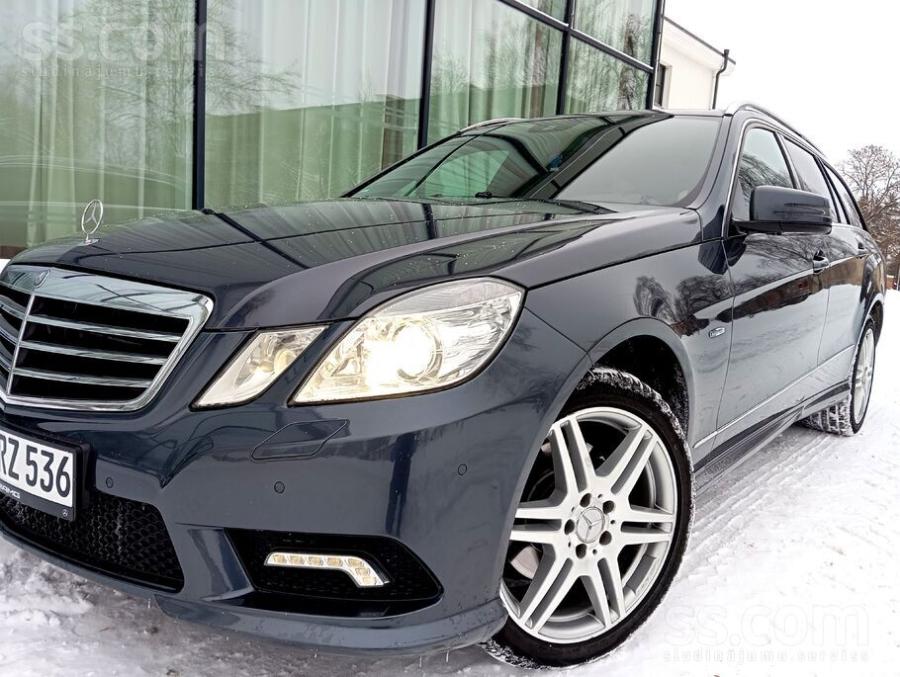 Grey Mercedes-Benz E 350 2010 in Balvi, with an engine capacity of 3.00 L and mileage of 250 thousand km for 7775 €, photo 1 on AUTOMOTO.COM.LV
