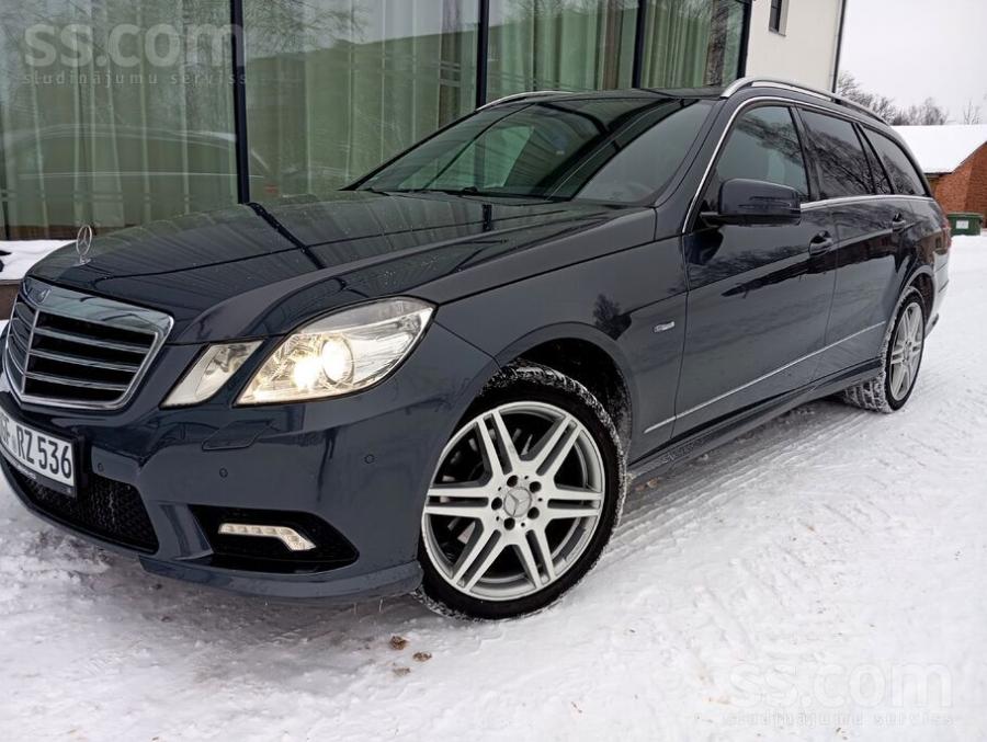 Grey Mercedes-Benz E 350 2010 in Balvi, with an engine capacity of 3.00 L and mileage of 250 thousand km for 7775 €, photo 2 on AUTOMOTO.COM.LV