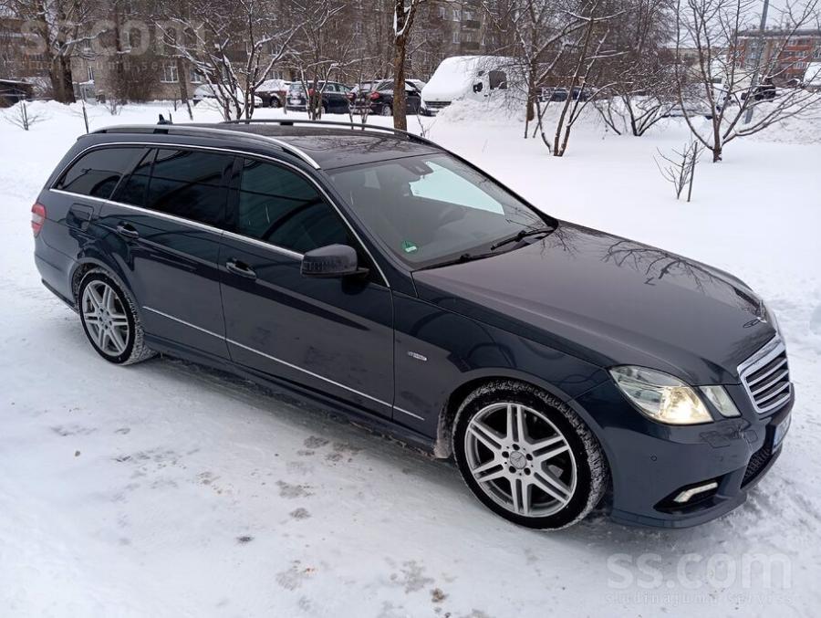 Grey Mercedes-Benz E 350 2010 in Balvi, with an engine capacity of 3.00 L and mileage of 250 thousand km for 7775 €, photo 8 on AUTOMOTO.COM.LV