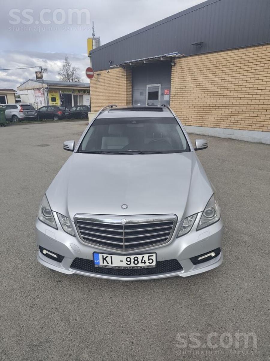 Grey Mercedes-Benz E 350 2010 in Aizkraukle, with an engine capacity of 3.00 L and mileage of 360 thousand km for 6700 €, photo 7 on AUTOMOTO.COM.LV