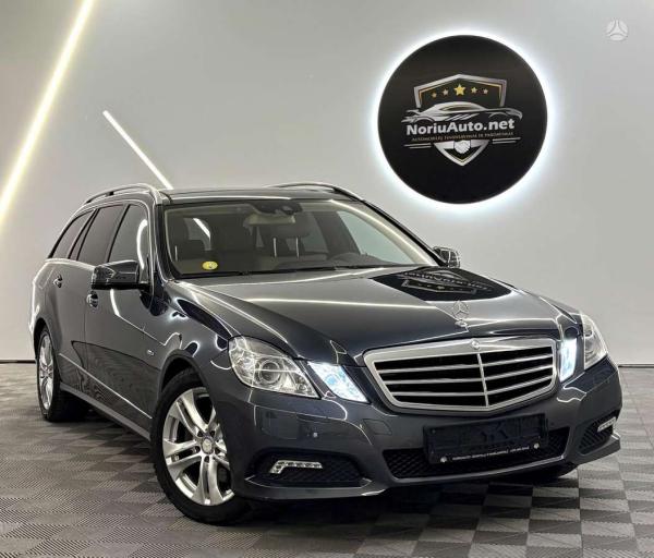 Grey Mercedes-Benz E 350 2010 in Marijampole, with an engine capacity of 2.99 L and mileage of 267 thousand km for 8999 €, photo 1 on AUTOMOTO.COM.LV