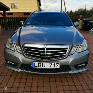 Grey Mercedes-Benz E 350 2010 in Telschi, with an engine capacity of 3.50 L and mileage of 250 thousand km for 7500 €, photo 12 on AUTOMOTO.COM.LV
