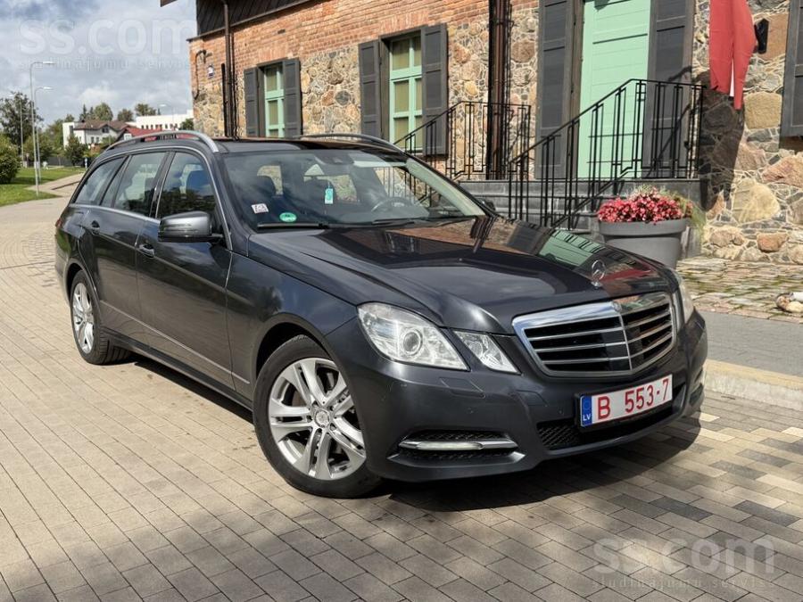 Grey Mercedes-Benz E 350 2011 in Rezekne, with an engine capacity of 3.00 L and mileage of 284 thousand km for 6490 €, photo 3 on AUTOMOTO.COM.LV