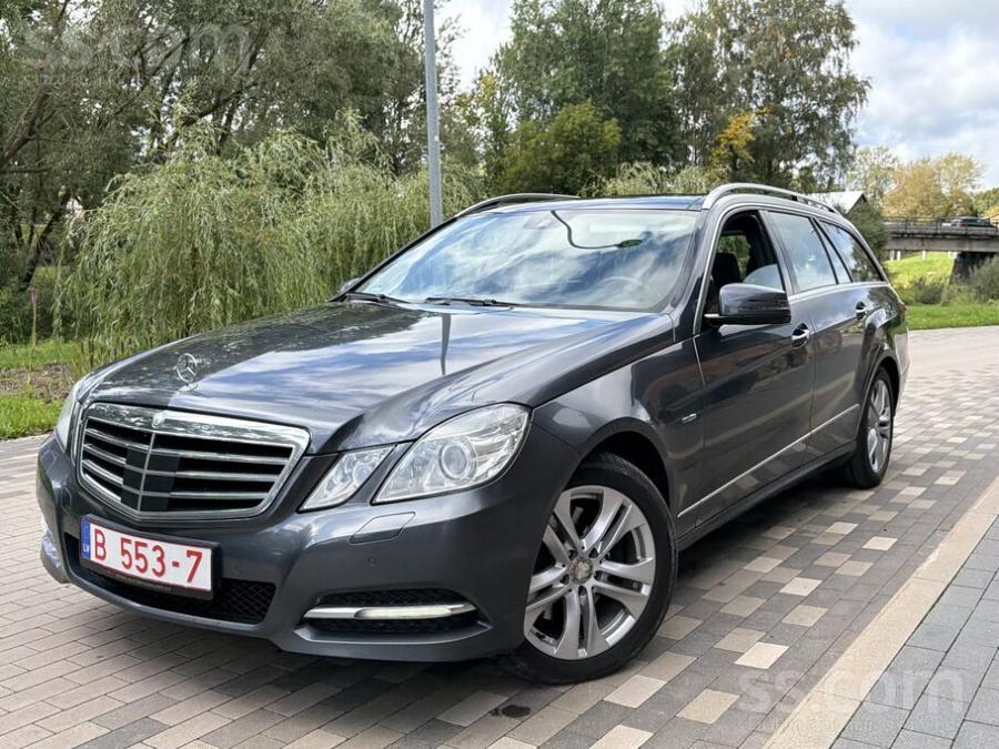 Grey Mercedes-Benz E 350 2011 in Rezekne, with an engine capacity of 3.00 L and mileage of 284 thousand km for 6490 €, photo 4 on AUTOMOTO.COM.LV