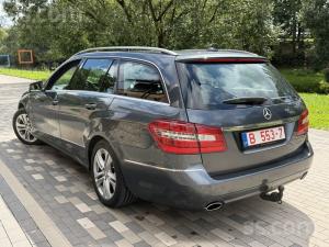 Grey Mercedes-Benz E 350 2011 in Rezekne, with an engine capacity of 3.00 L and mileage of 284 thousand km for 6490 €, photo 6 on AUTOMOTO.COM.LV