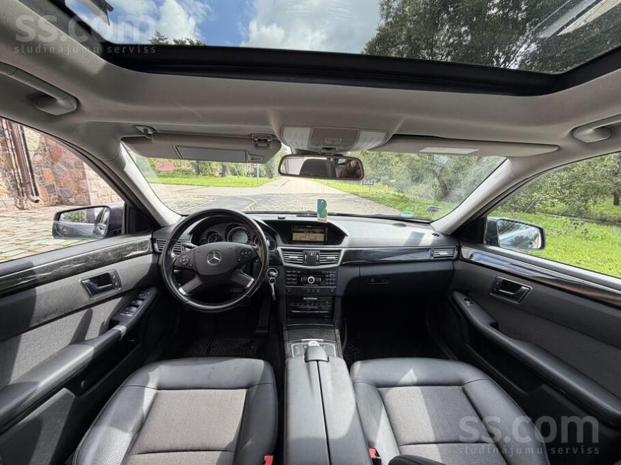 Grey Mercedes-Benz E 350 2011 in Rezekne, with an engine capacity of 3.00 L and mileage of 284 thousand km for 6490 €, photo 10 on AUTOMOTO.COM.LV